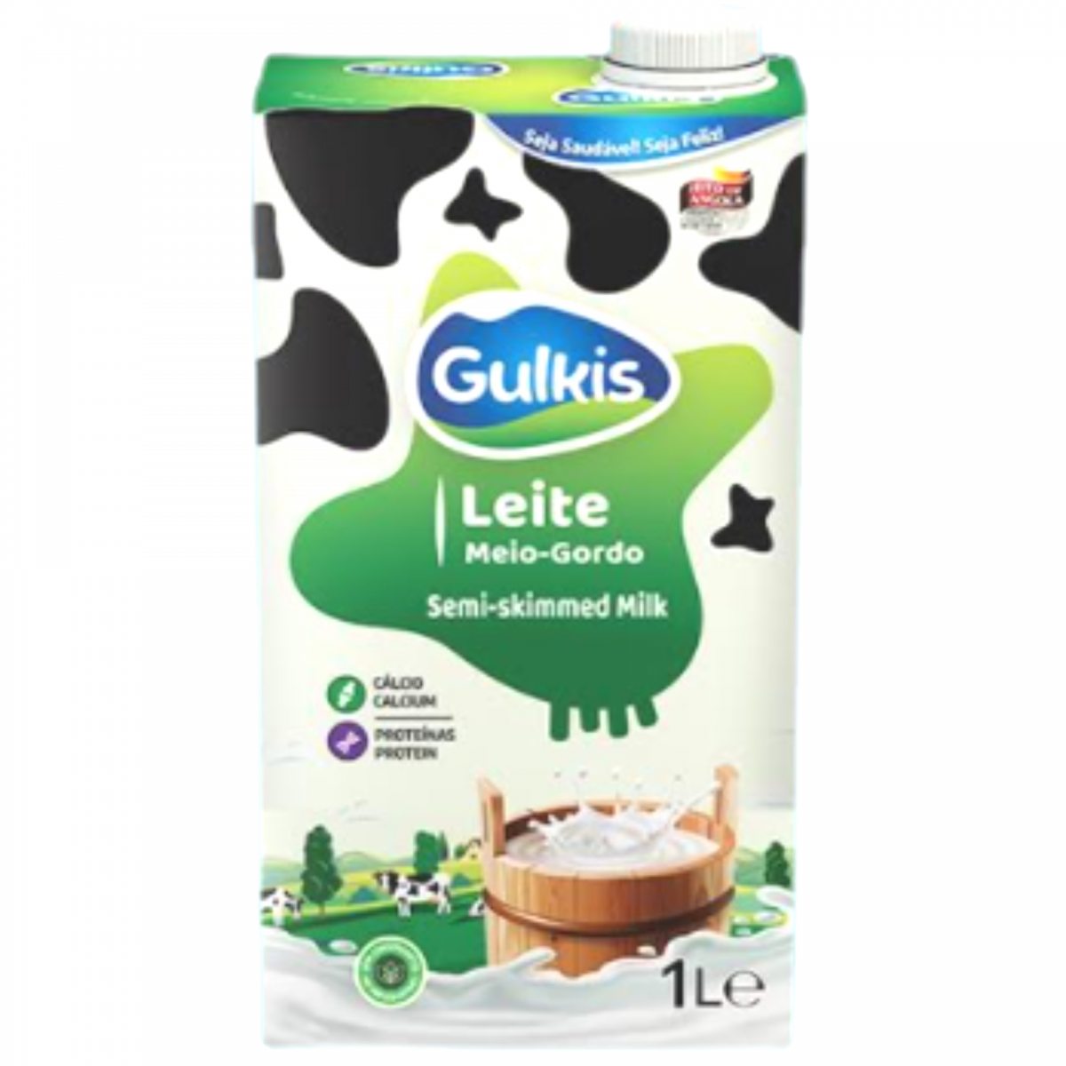 LEITE MEIO GORDO GULKIS 1L - 30031693 - Kibabo Online – O seu ...